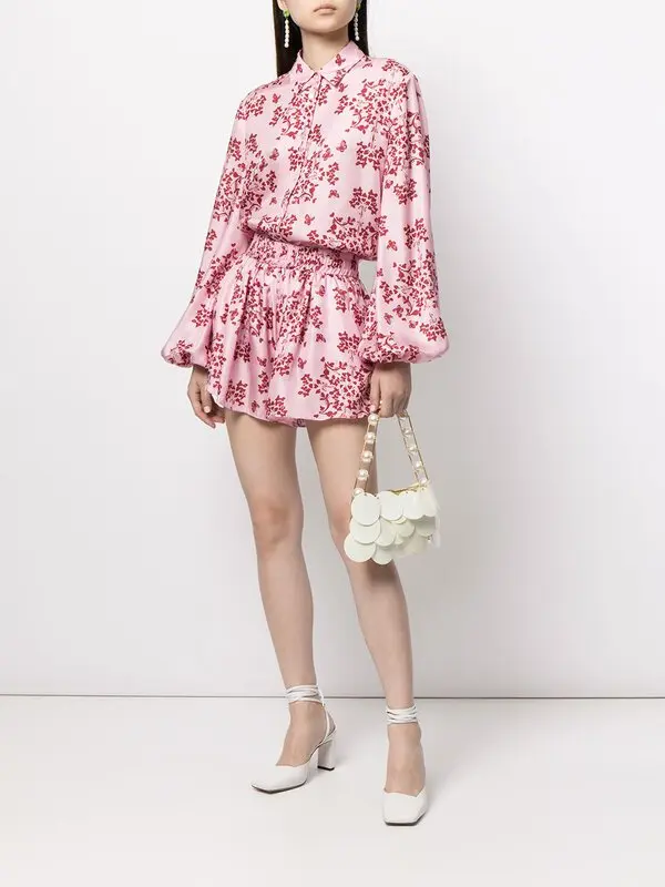 MACGRAW Story Printed Silk Blouse