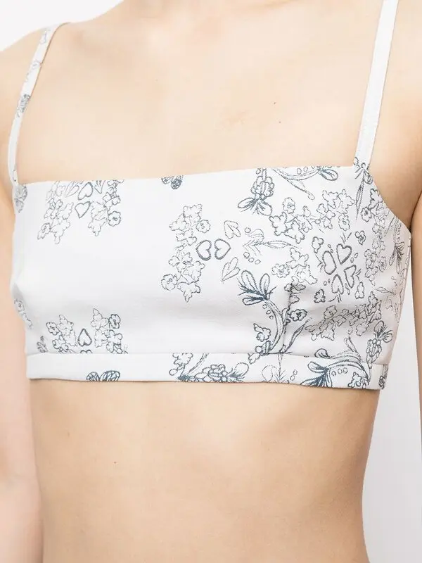 MACGRAW Abbey Printed Crop Top