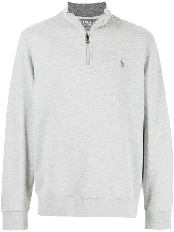 Polo Ralph Lauren Embroidered Logo Sweatshirt - Grey