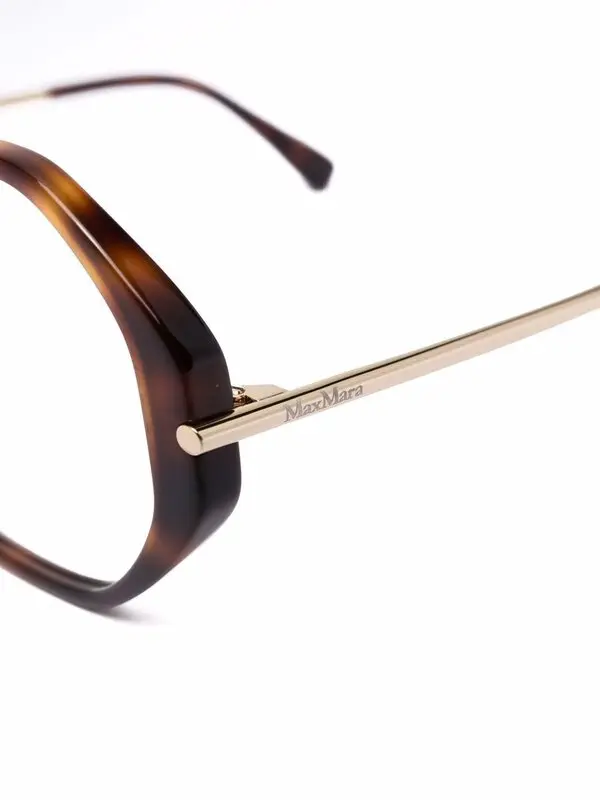 Max Mara Hexagonal Eyeglasses