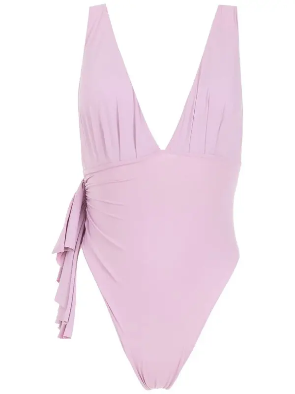 CLUBE BOSSA Unika High-leg Swimsuit - Purple