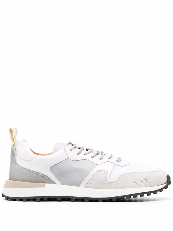 BUTTERO® Panelled Leather Sneakers