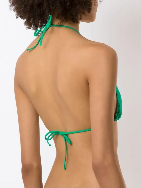CLUBE BOSSA Aava Triangle Bikini Top - Green