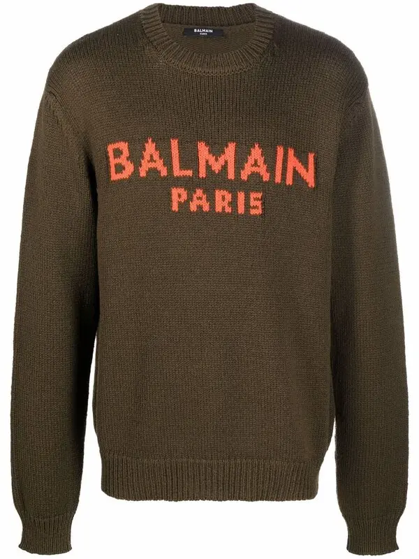 Balmain Logo Knit Jumper