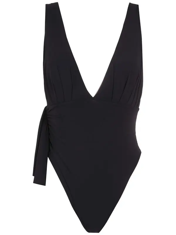 CLUBE BOSSA Unika High-leg Swimsuit - Black