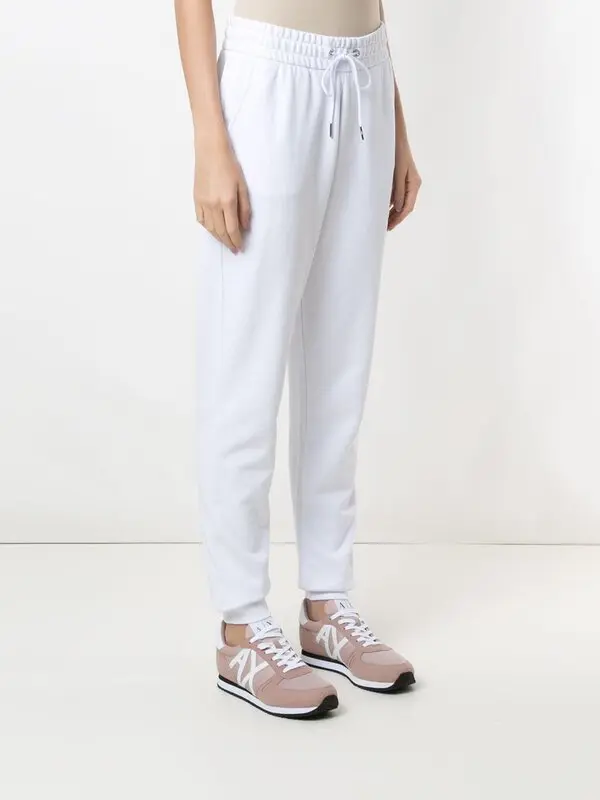 Armani Exchange Logo Track Pants - White