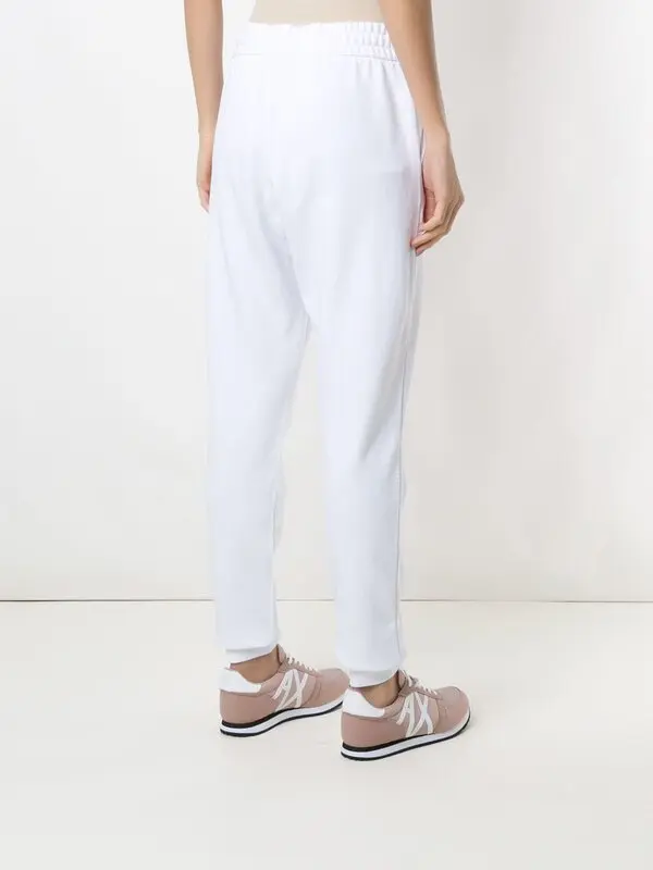 Armani Exchange Logo Track Pants - White