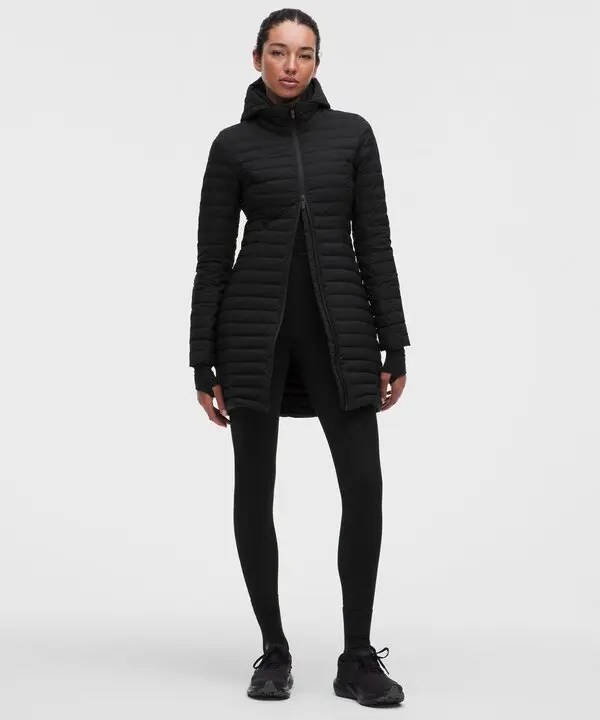 Lululemon Pack It Down Long Jacket - Black