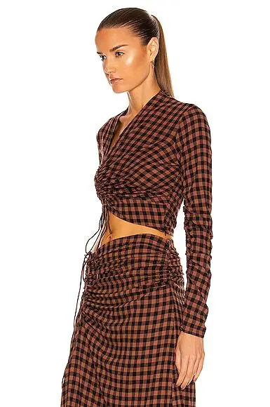 A.L.C. Oryn Top In Brown