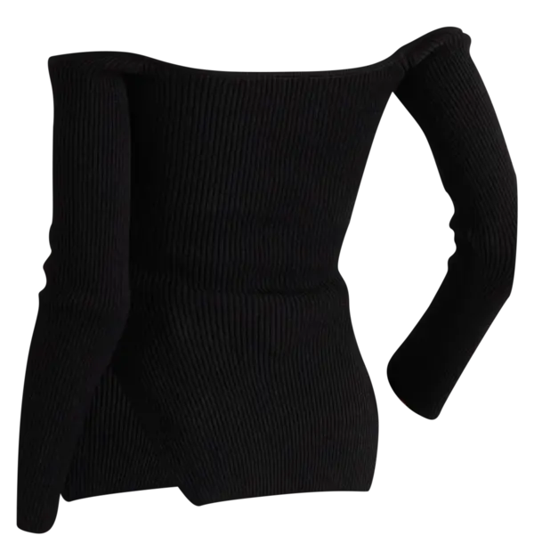 Khaite Maria Off-the-shoulder Sweater - Black