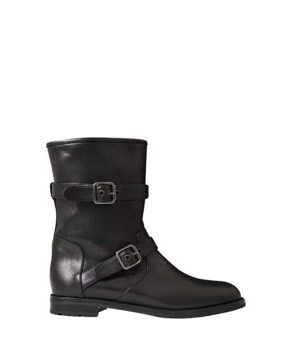 Manolo Blahnik Sulaltra Buckled Ankle Boots