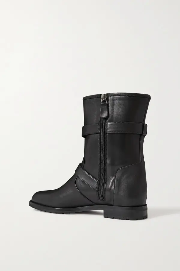 Manolo Blahnik Sulaltra Buckled Ankle Boots