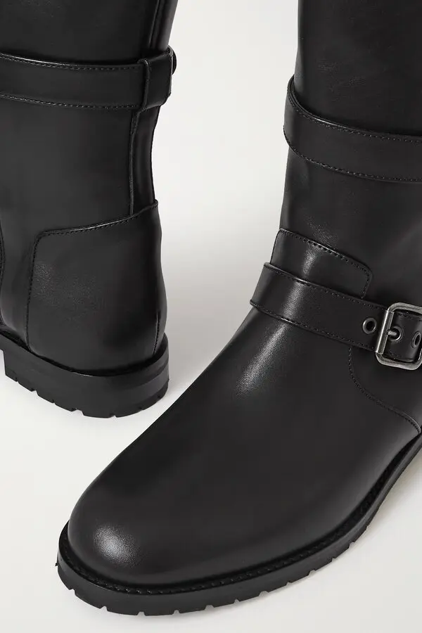 Manolo Blahnik Sulaltra Buckled Ankle Boots