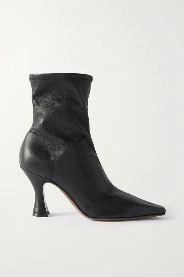 NEOUS Ran Stretch-leather Ankle Boots - Black