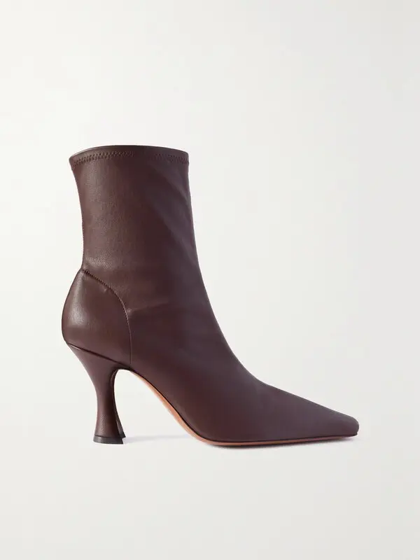 NEOUS Ran Stretch-leather Ankle Boots - Brown