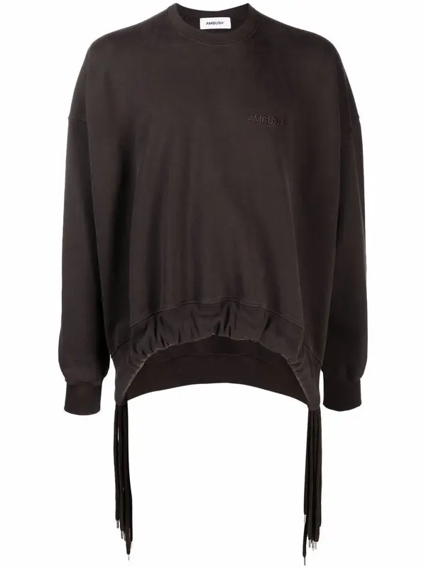 AMBUSH Multi-cord Crew-neck Sweatshirt - Brown