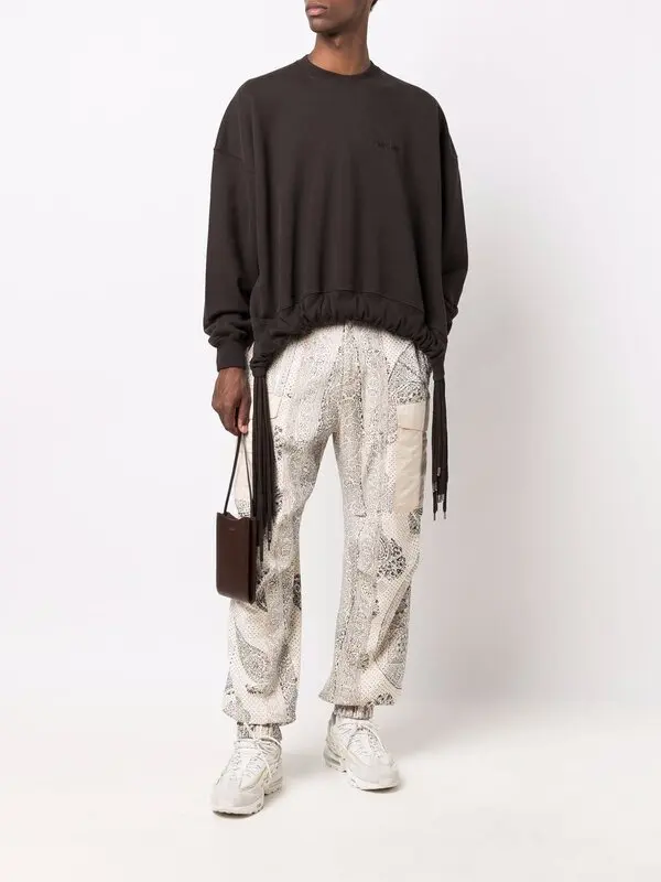 AMBUSH Multi-cord Crew-neck Sweatshirt - Brown