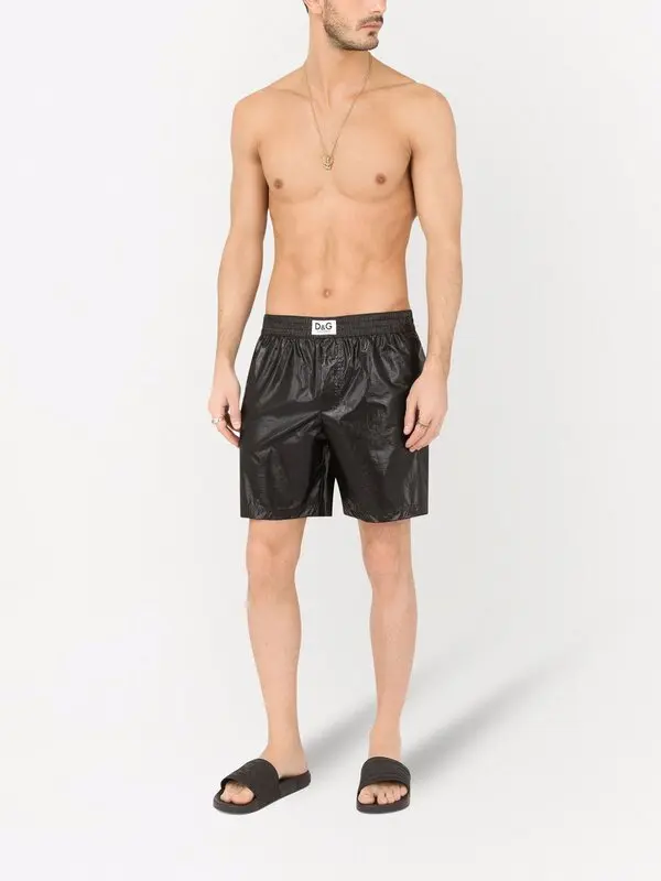 Dolce & Gabbana Logo-patch Swimming Shorts