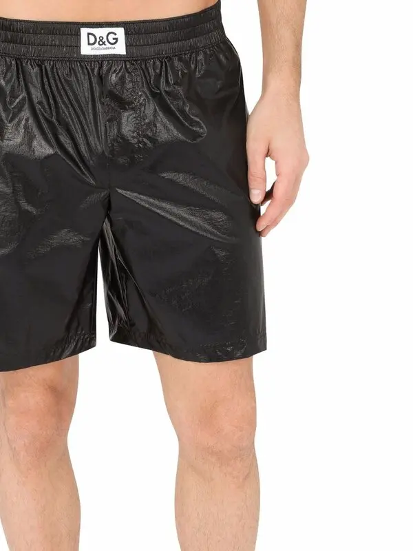 Dolce & Gabbana Logo-patch Swimming Shorts