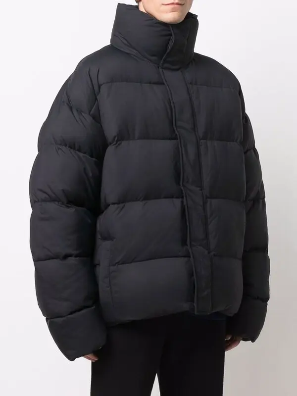 Balenciaga Bb-Logo Puffer Jacket In Black - 30% Off | Editorialist