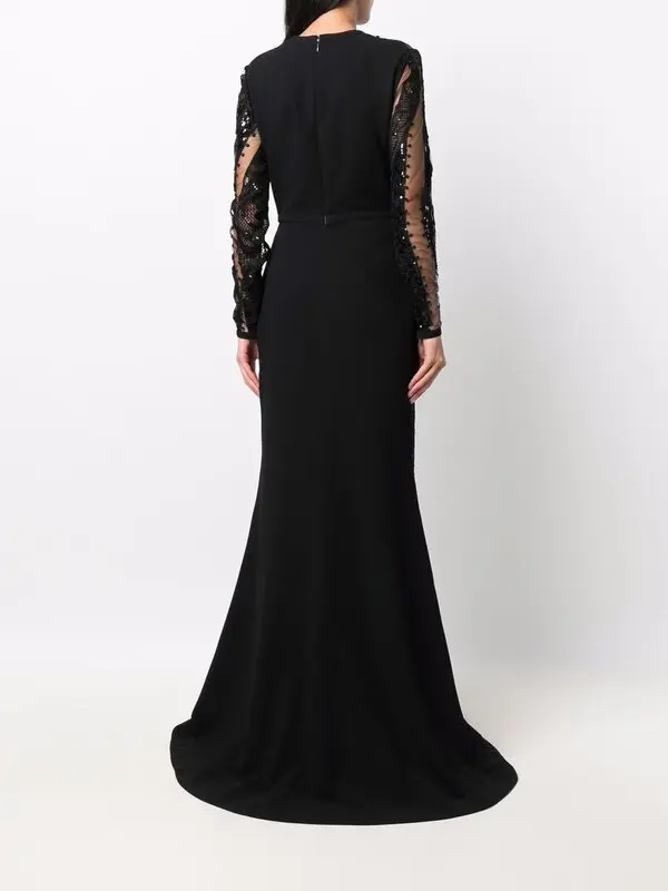 elie saab bead embroidered long dress Afrozeh | The Brides Edit 23 | Isabella