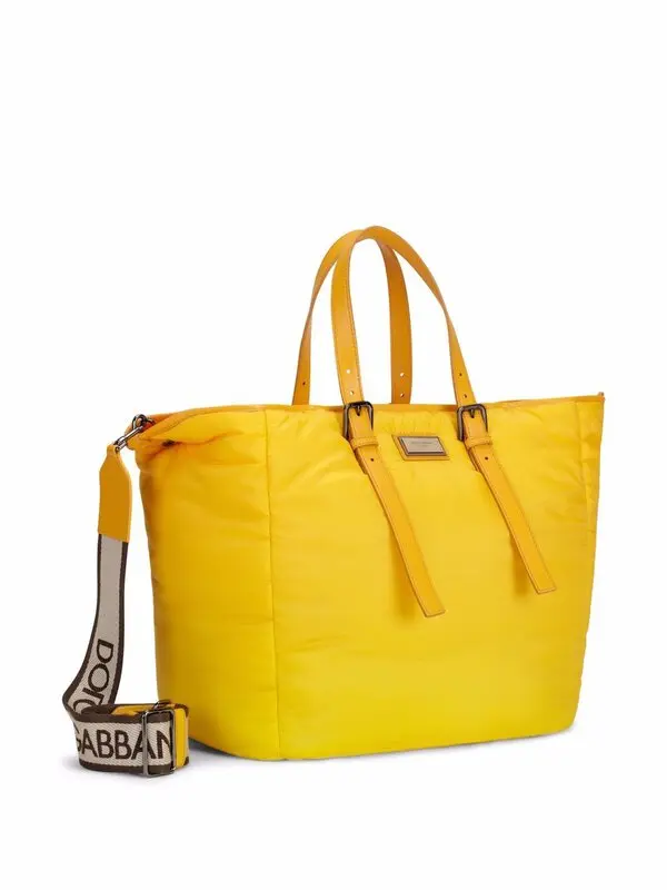 Dolce & Gabbana Logo-plaque Padded Tote Bag