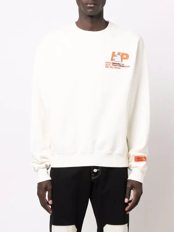 Heron Preston Printed Sweatshirt - Neutrals