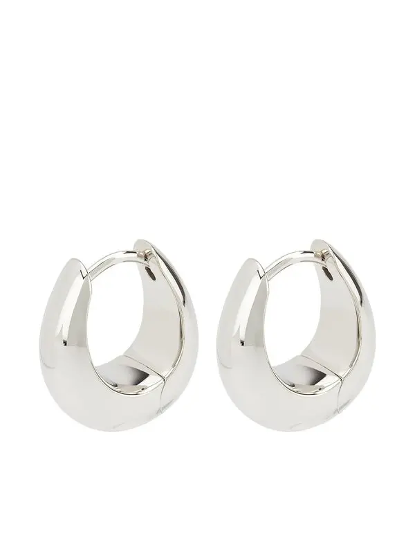 Tom Wood Ice Hoop Earrings - Silver