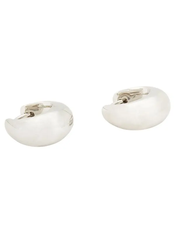 Tom Wood Ice Hoop Earrings - Silver