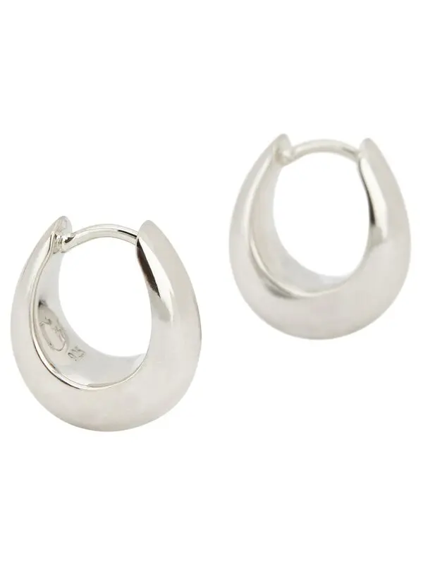 Tom Wood Ice Hoop Earrings - Silver