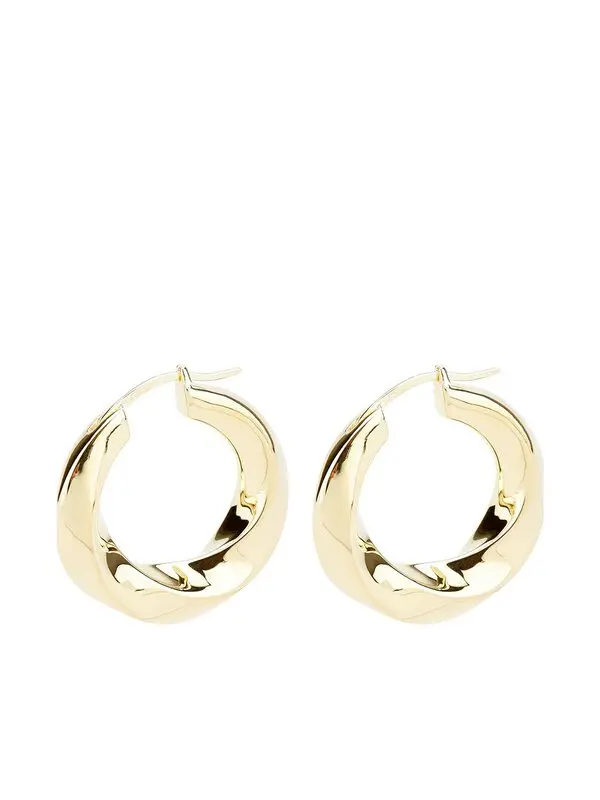 Tom Wood Infinity Hoop Earrings - Gold
