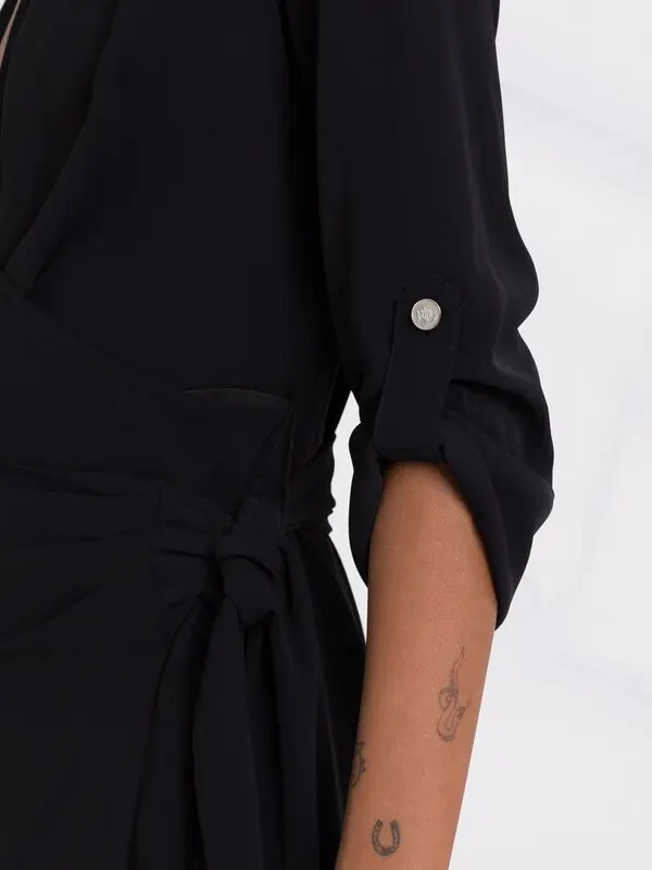 Ralph Lauren Three-quarter Sleeve Wrap Dress