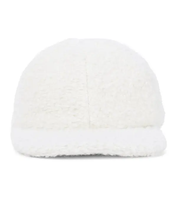 Gabriela Hearst Bouclé Baseball Cap - White