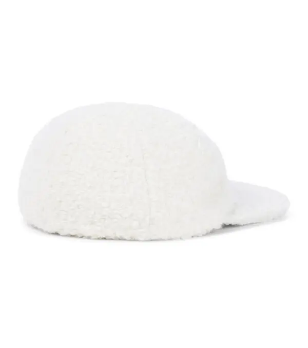 Gabriela Hearst Bouclé Baseball Cap - White
