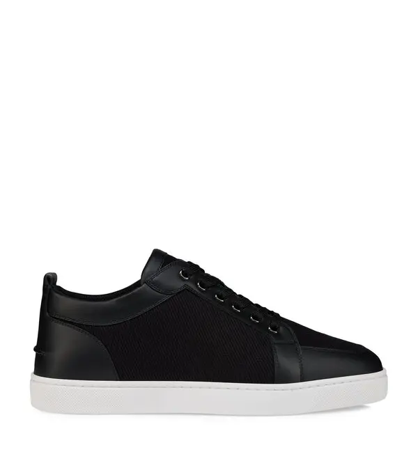 CHRISTIAN LOUBOUTIN Rantulow Leather Sneakers - Black