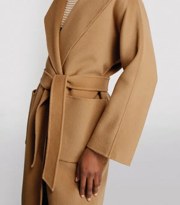 Max Mara Virgin Wool Belted Coat