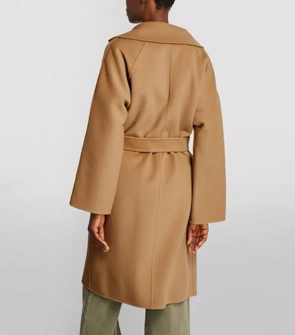 Max Mara Virgin Wool Belted Coat