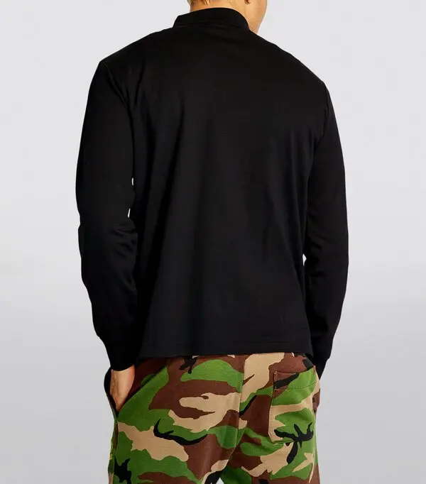 Polo Ralph Lauren Pima Cotton Long-sleeve Polo Shirt - Black