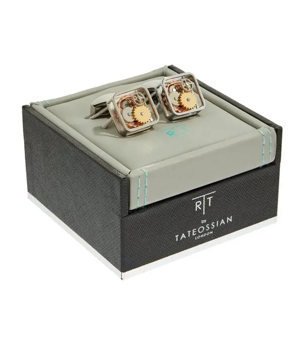 Tateossian Square Gear Cufflinks