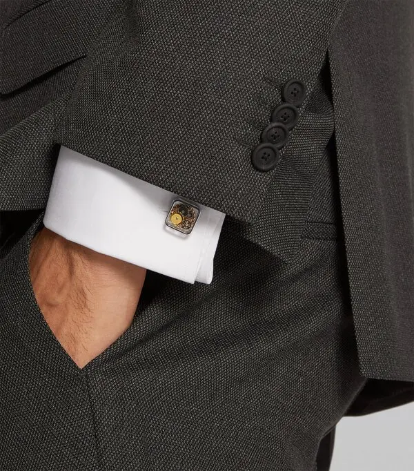 Tateossian Square Gear Cufflinks