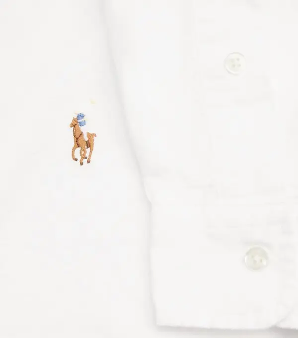 Polo Ralph Lauren Custom Fit Polo Pony Oxford Shirt - White