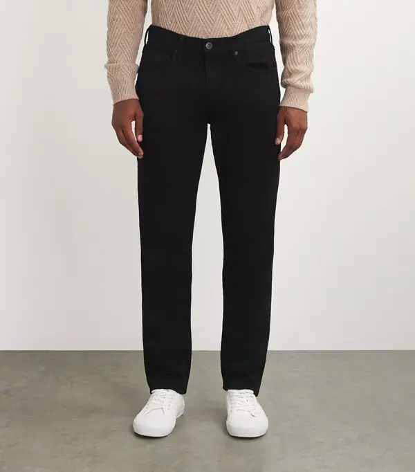 Paige Normandi Straight Jeans - Black