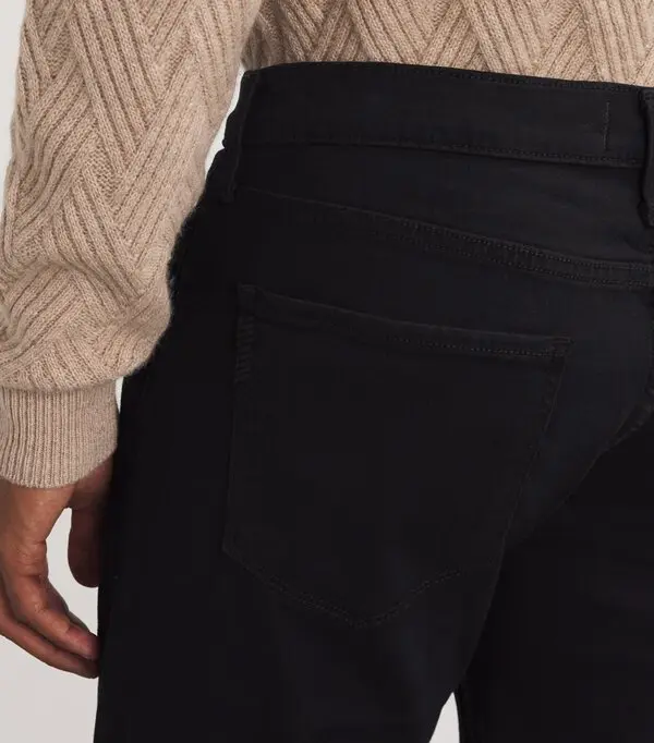 Paige Normandi Straight Jeans - Black