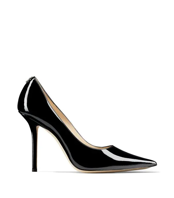 JIMMY CHOO Love 100 Patent Pumps - Black