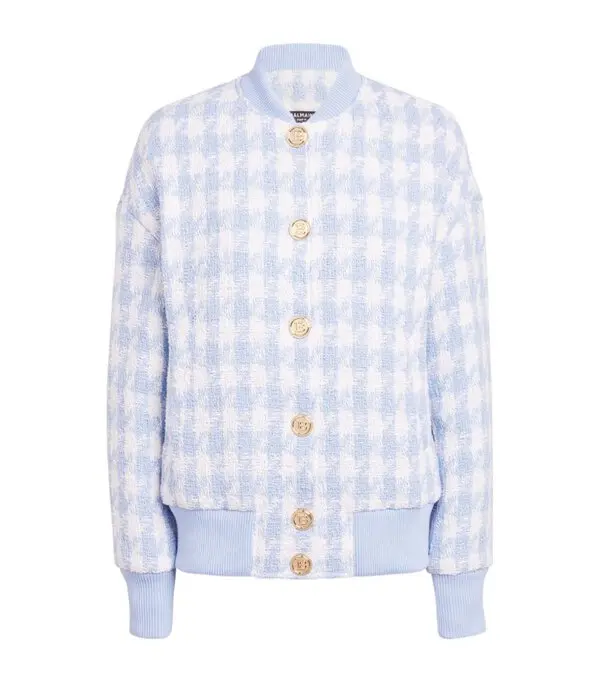 Balmain Tweed Houndstooth Jacket