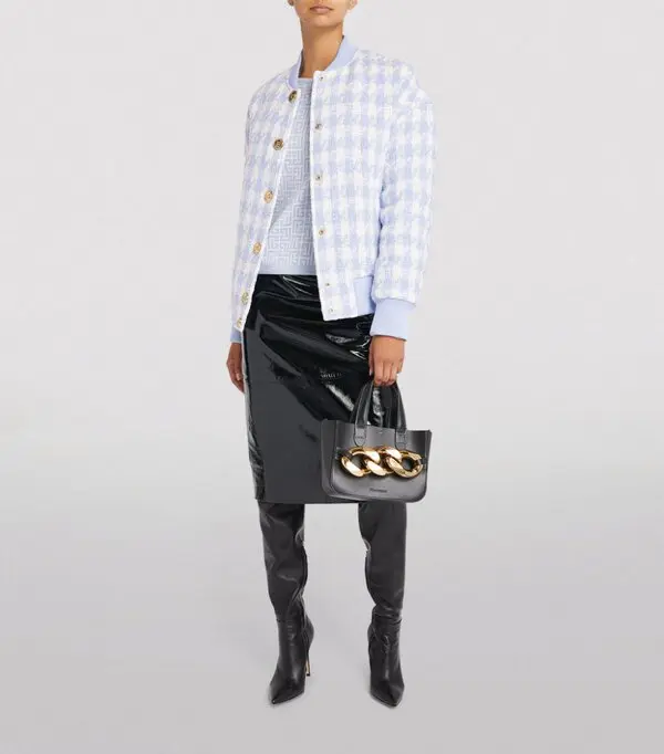 Balmain Tweed Houndstooth Jacket