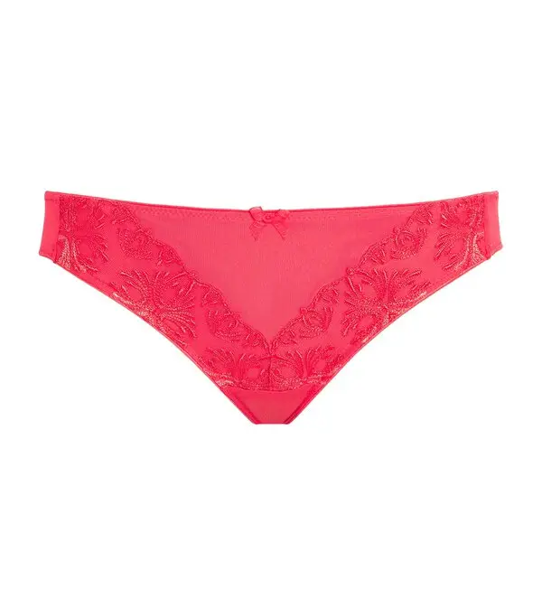 Chantelle Champs Elysees Brazilian Briefs - Red