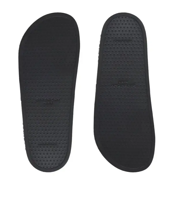 Givenchy Logo Slides - Black