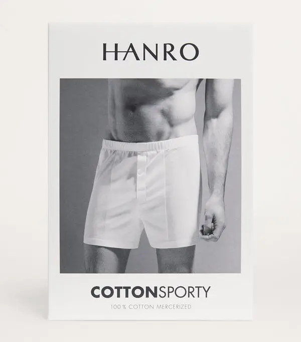 Hanro Cotton Boxer Shorts - White