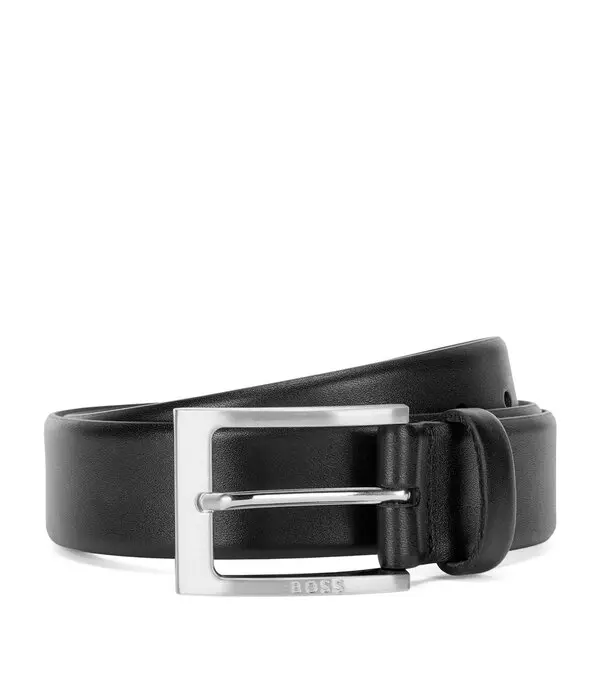 BOSS Leather Belt - Black